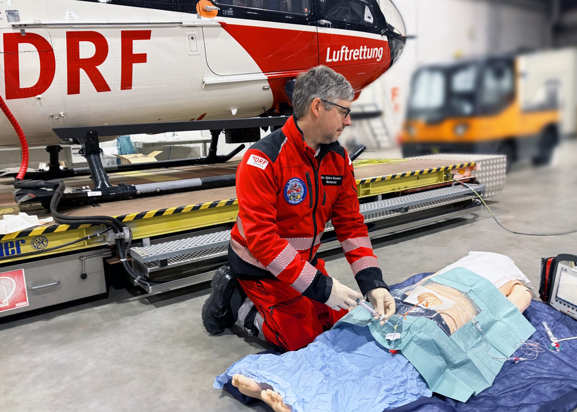 REBOA-Projekt an der Luftrettungsstation Mannheim | DRF Stiftung